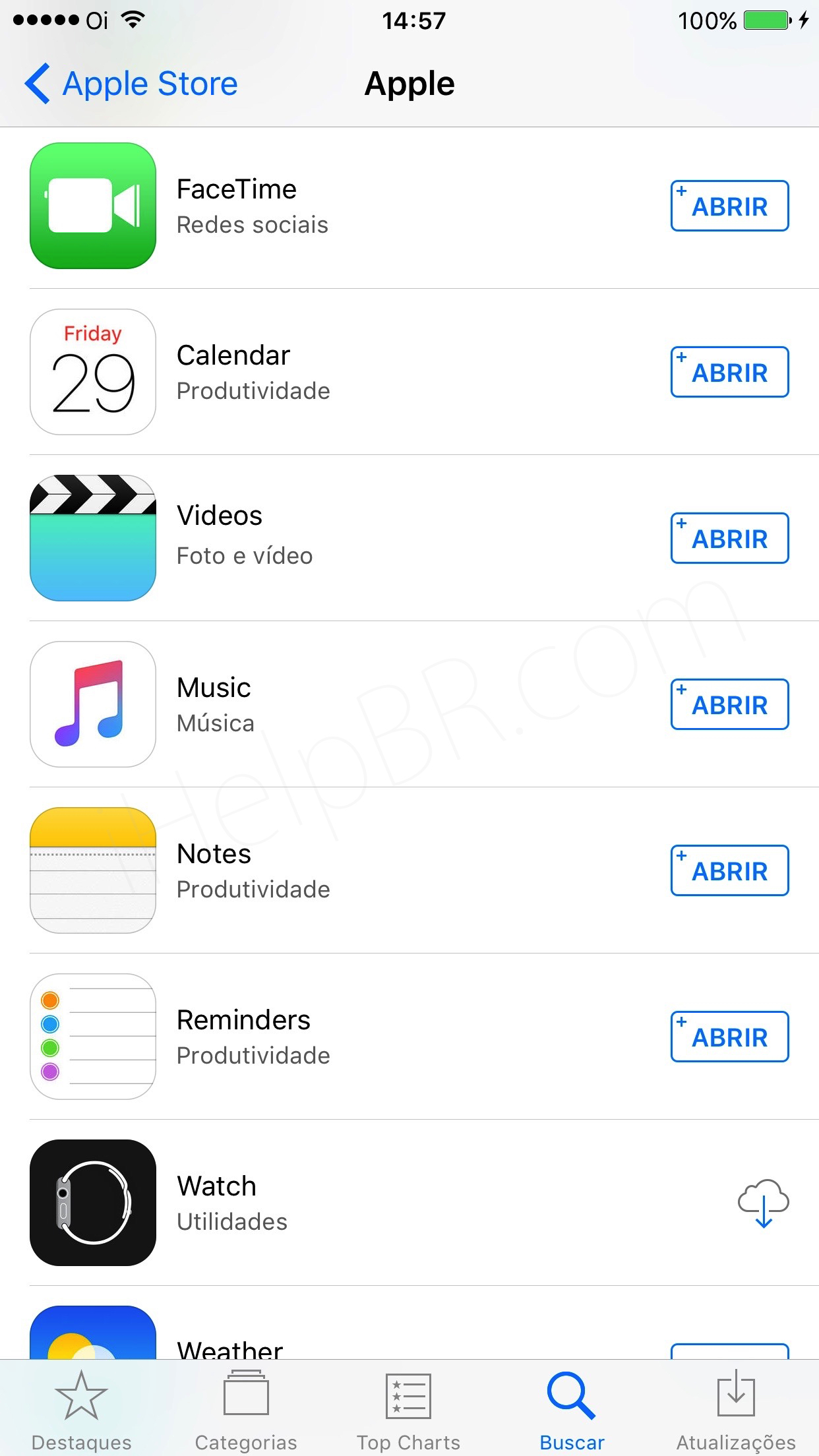 Aplicativos da Apple no iOS 10 são opcionais e podem ser instalados ...