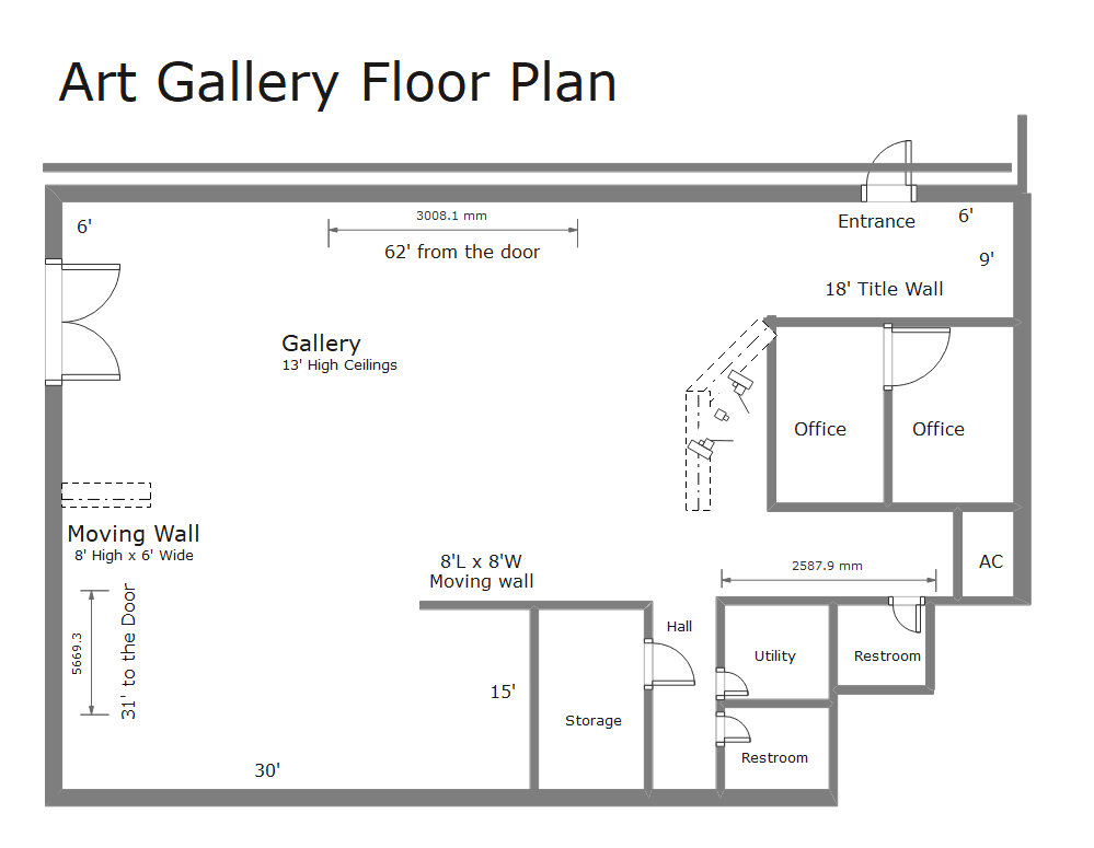 Museum Floor Plan With Dimensions | Viewfloor.co