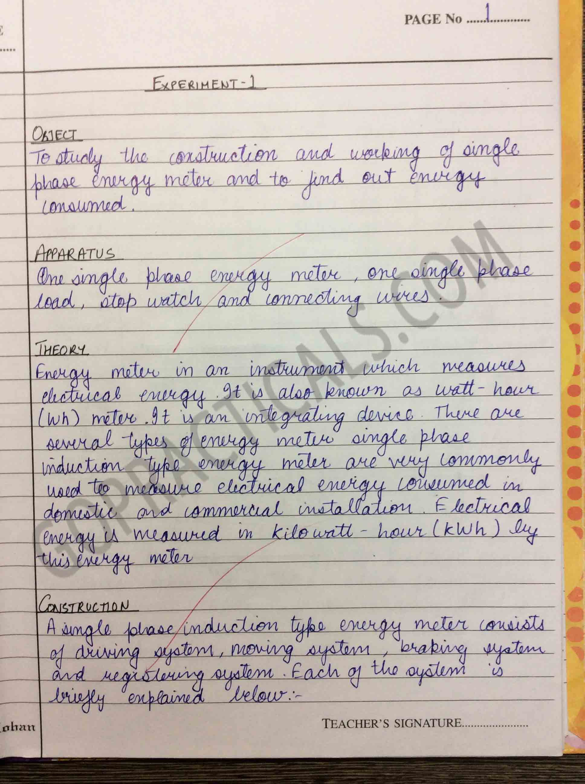 Circuit Diagram Of Induction Type Energy Meter