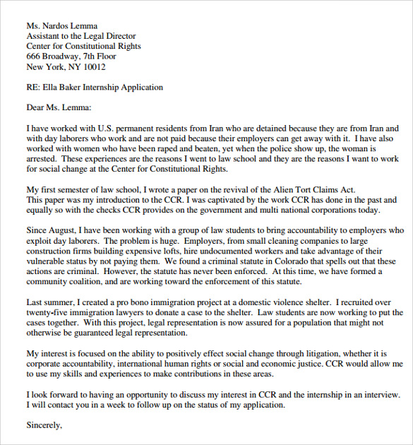 Legal Representation Letter Examples : Sample Attorney Representation ...