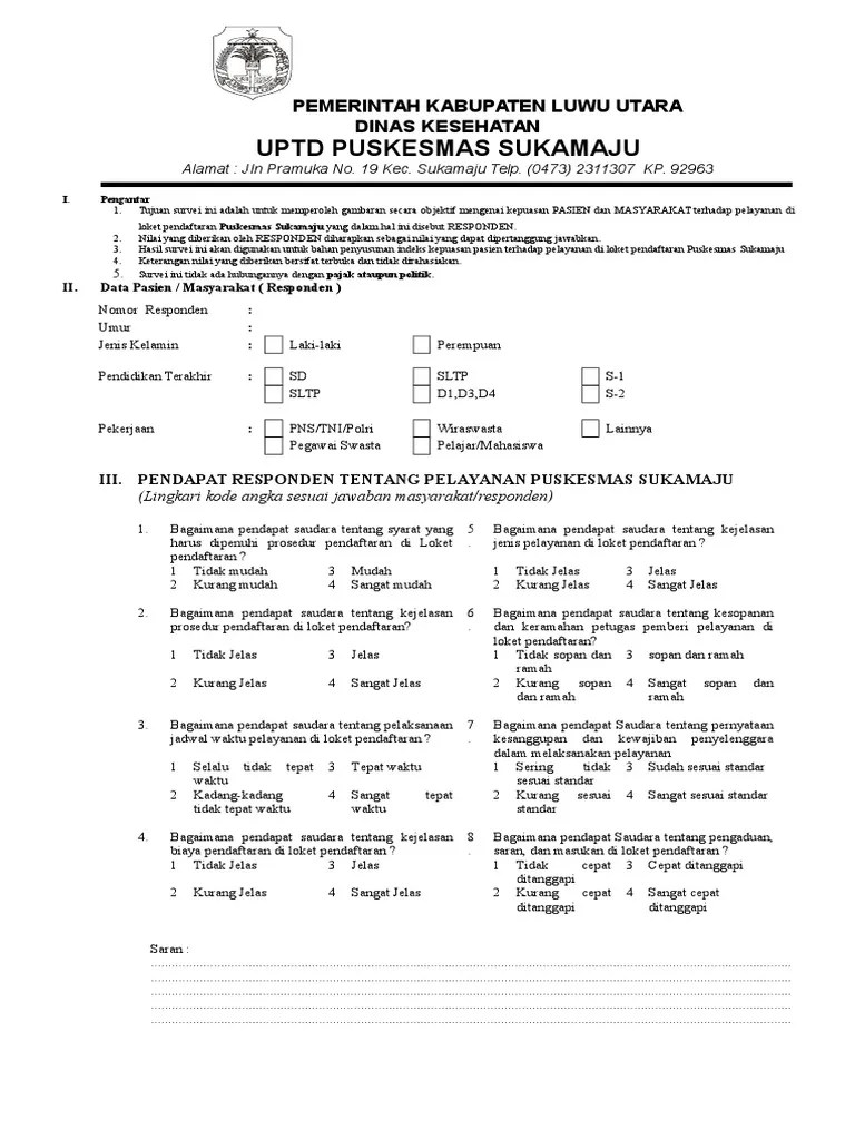 Loket Pendaftaran Contoh Fmea Puskesmas / Alur Pelayanan Pasien UPTD Puskesmas Gondang ...