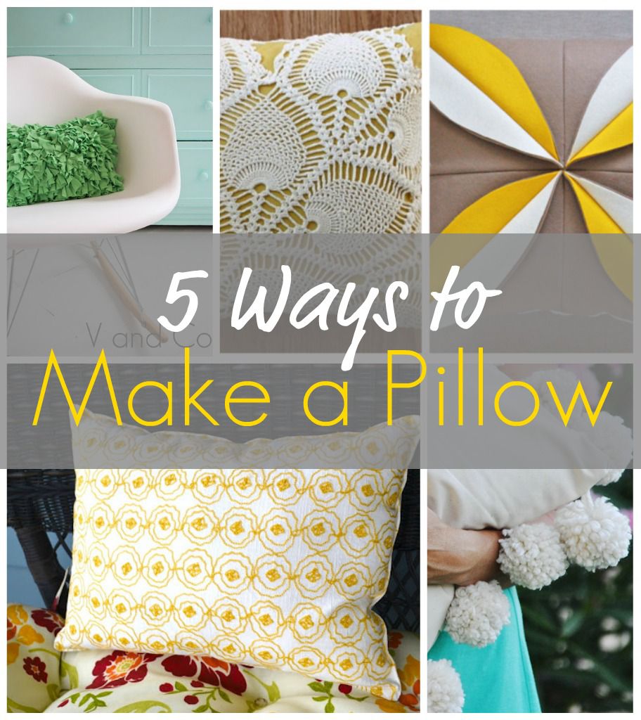 5 Ways to Make a Pillow - Infarrantly Creative