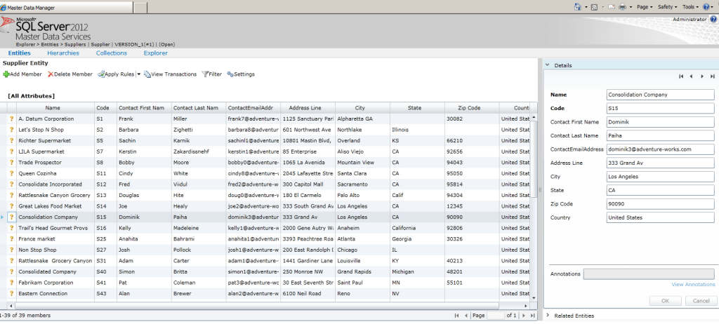 Resource Learn To Build An Enterprise Information Management System Using Data Quality Services