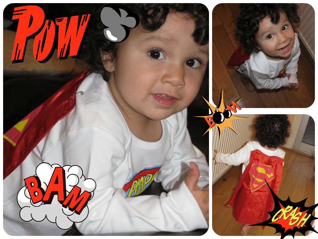 Baby Blue Super Hero