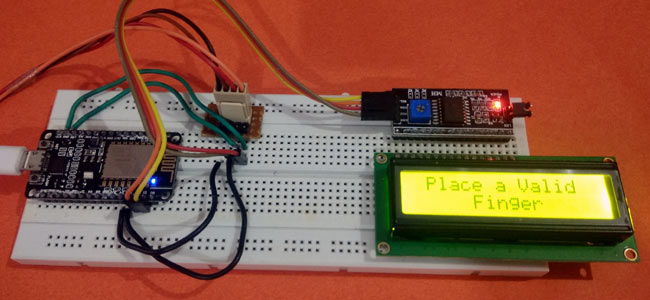Biometric Attendance Machine Circuit Diagram