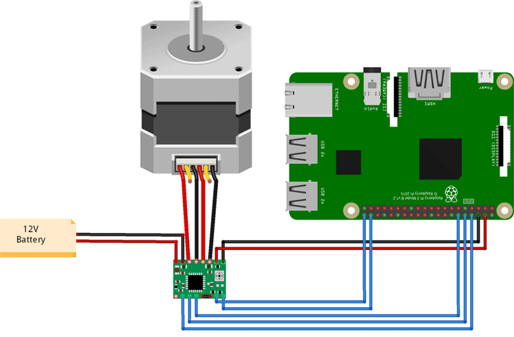 Design A Circuit Diagram For Interfacing Stepper Motor - Circuit Diagram