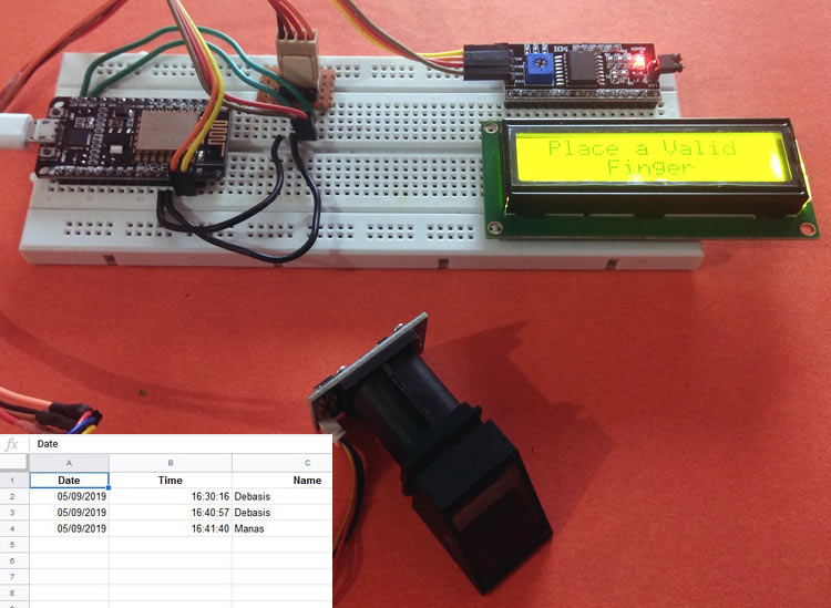 Biometric Attendance System Circuit Diagram - Circuit Diagram