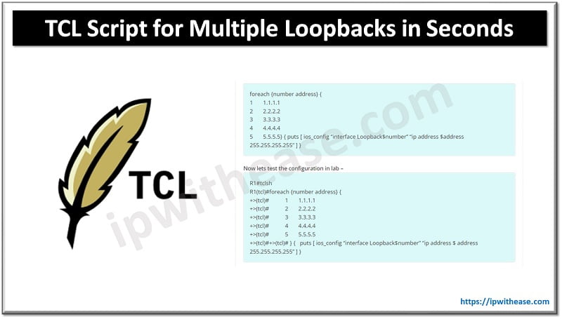 Tcl Ping Script Ip With Ease