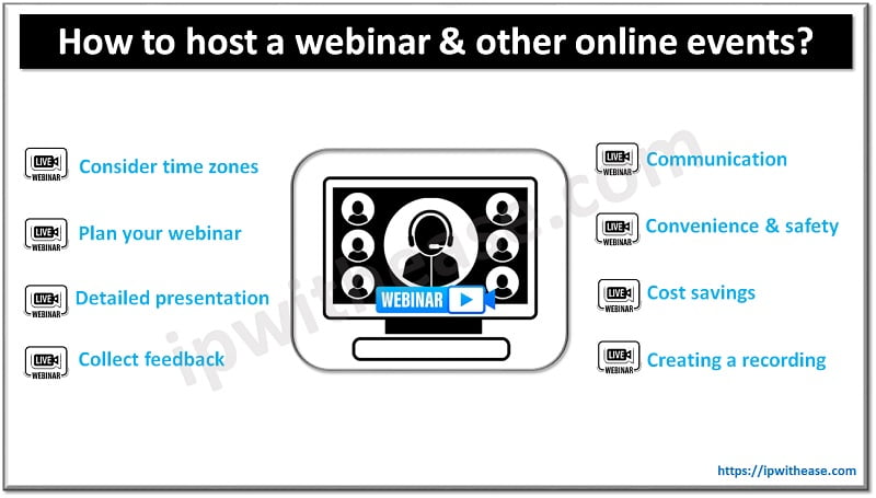 How to host a webinar and other online events? - IP With Ease