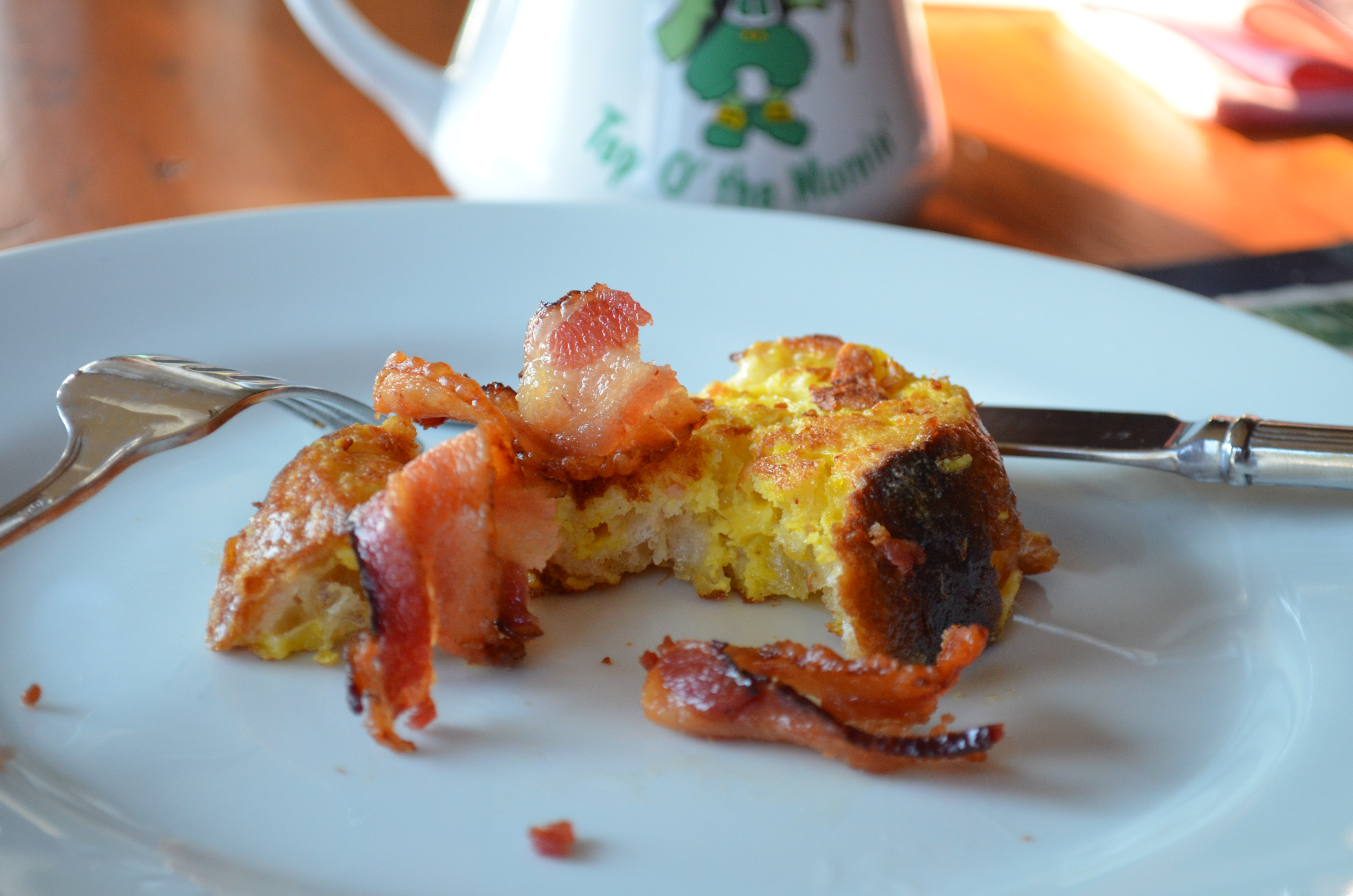 Eggy Bacon Toasts | I Sing In The Kitchen