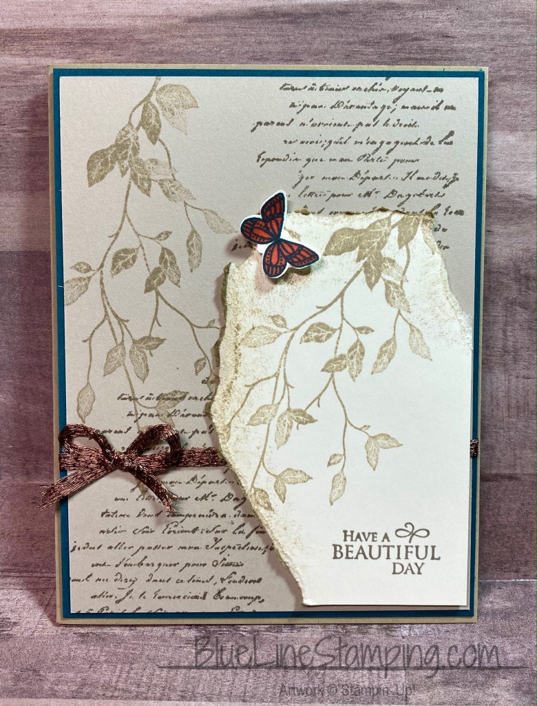 Beautiful Day - Blue Line Stamping