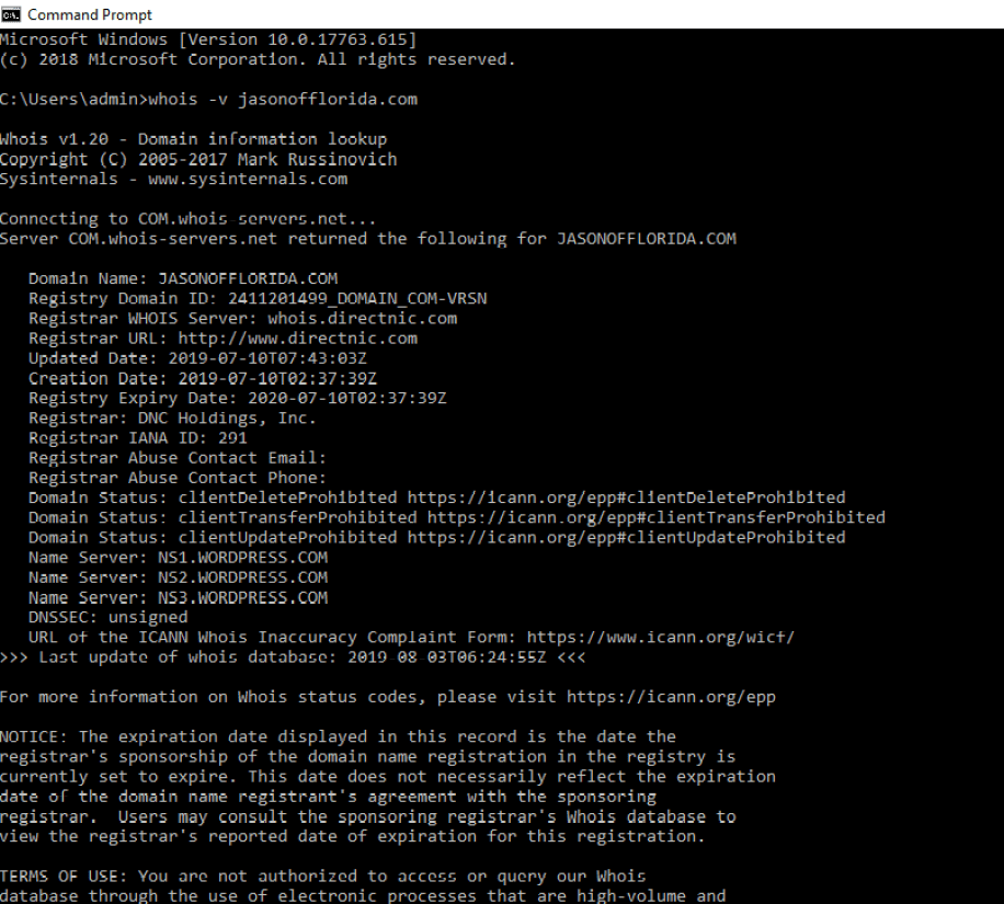 How To Do A Whois Lookup Using Command Prompt how-to-do-a-whois-lookup-using-command-prompt