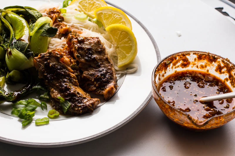 Bulgogi Salmon - Hot Pepper Dipping Sauce - Colouring Mug Magic ...