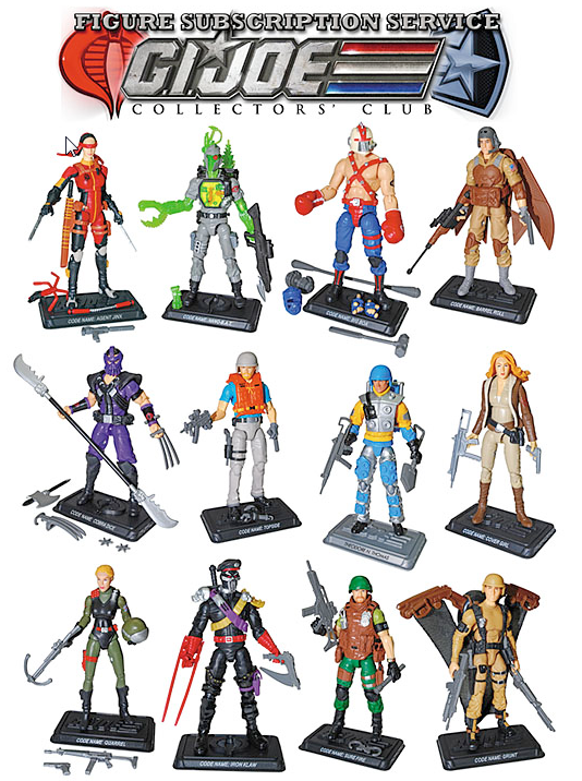 G.I. Joe Collector's Club FSS wave 3 now shipping ...