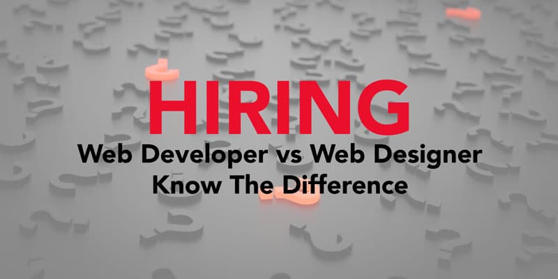 Hiring a Web Developer vs Web Designer | Blog | Jonathon Harrelson