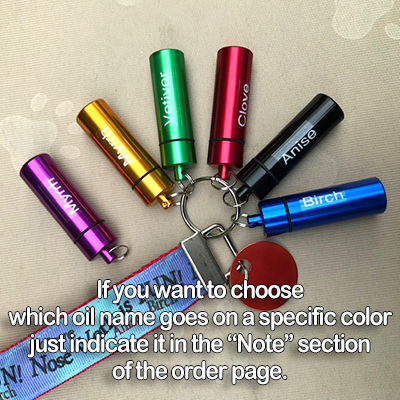 Travel Tubes on Key Loop - K9 NWSource