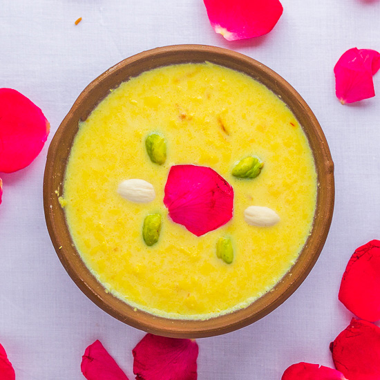 Rabdi/Kesar Rabdi - Kali Mirch - by Smita