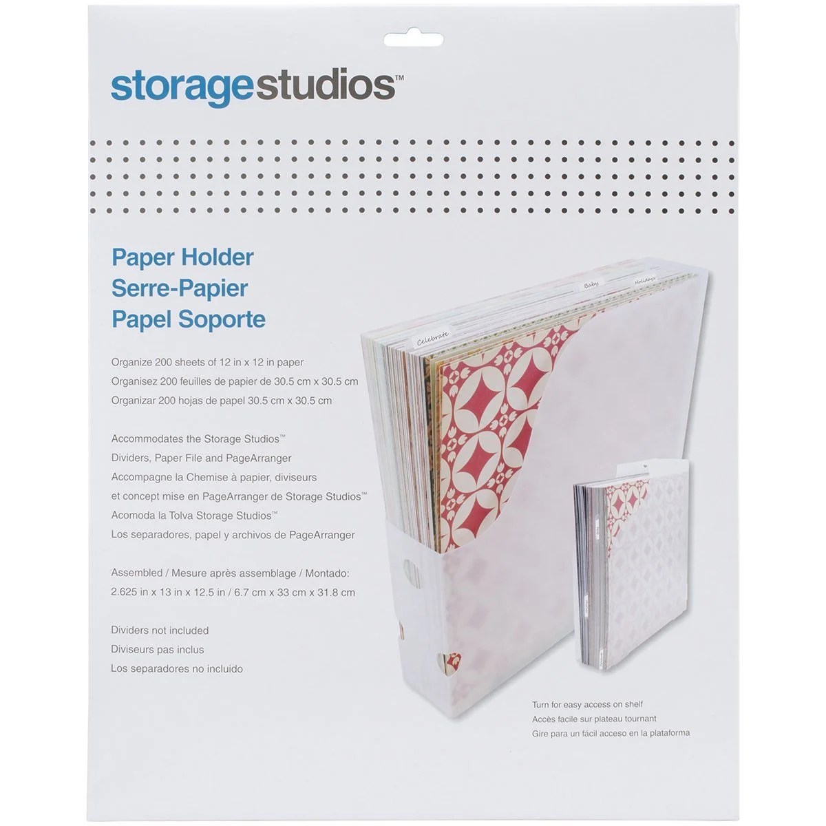 Scrapbooking: Vertical 12x12 Paper Storage Solutions - Kat's Adventures ...