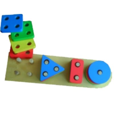 Mainan Edukasi Basic Shape | Kayu Seru