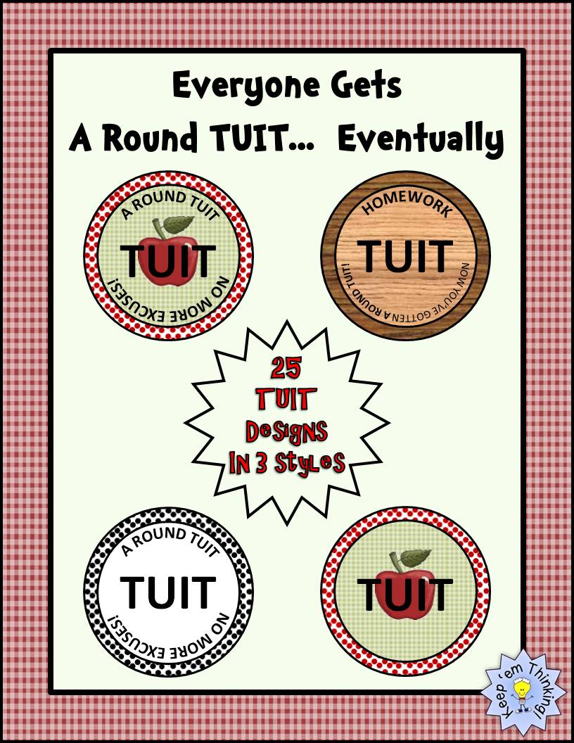 GIVE EACH OF YOUR STUDENTS OR FRIENDS A ROUND TUIT… CAUSE EVERYONE GETS ...