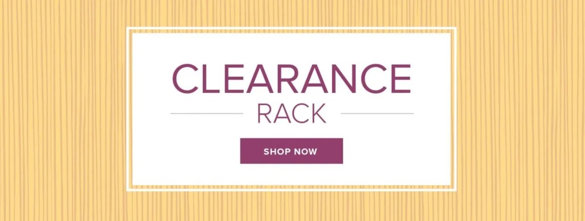 Clearance Rack Refresh!! Best items sell out fast!