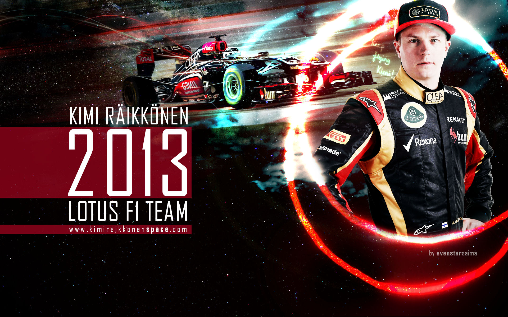 Wallpapers: Kimi Lotus 2013 | Kimi Räikkönen Space
