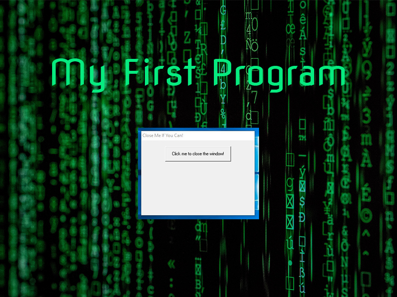 My First Program Recreated - A VB6 Prank Program - KSoftLabs