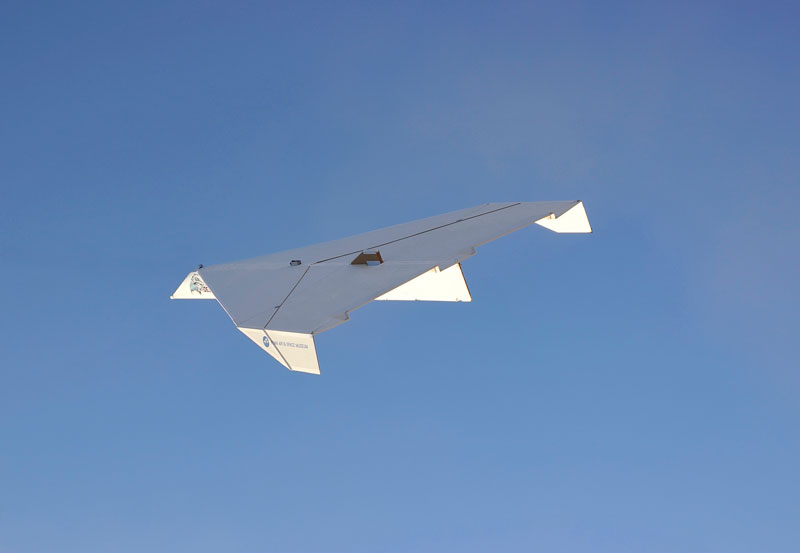 Giant Paper Airplane Flies in Arizona