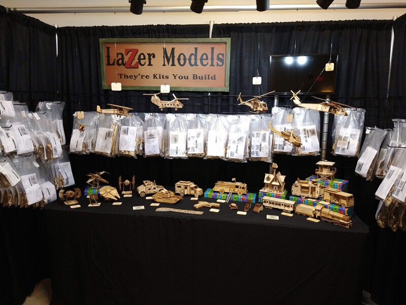Great news we are starting to do shows.. ~ Wood Models Kits you Build