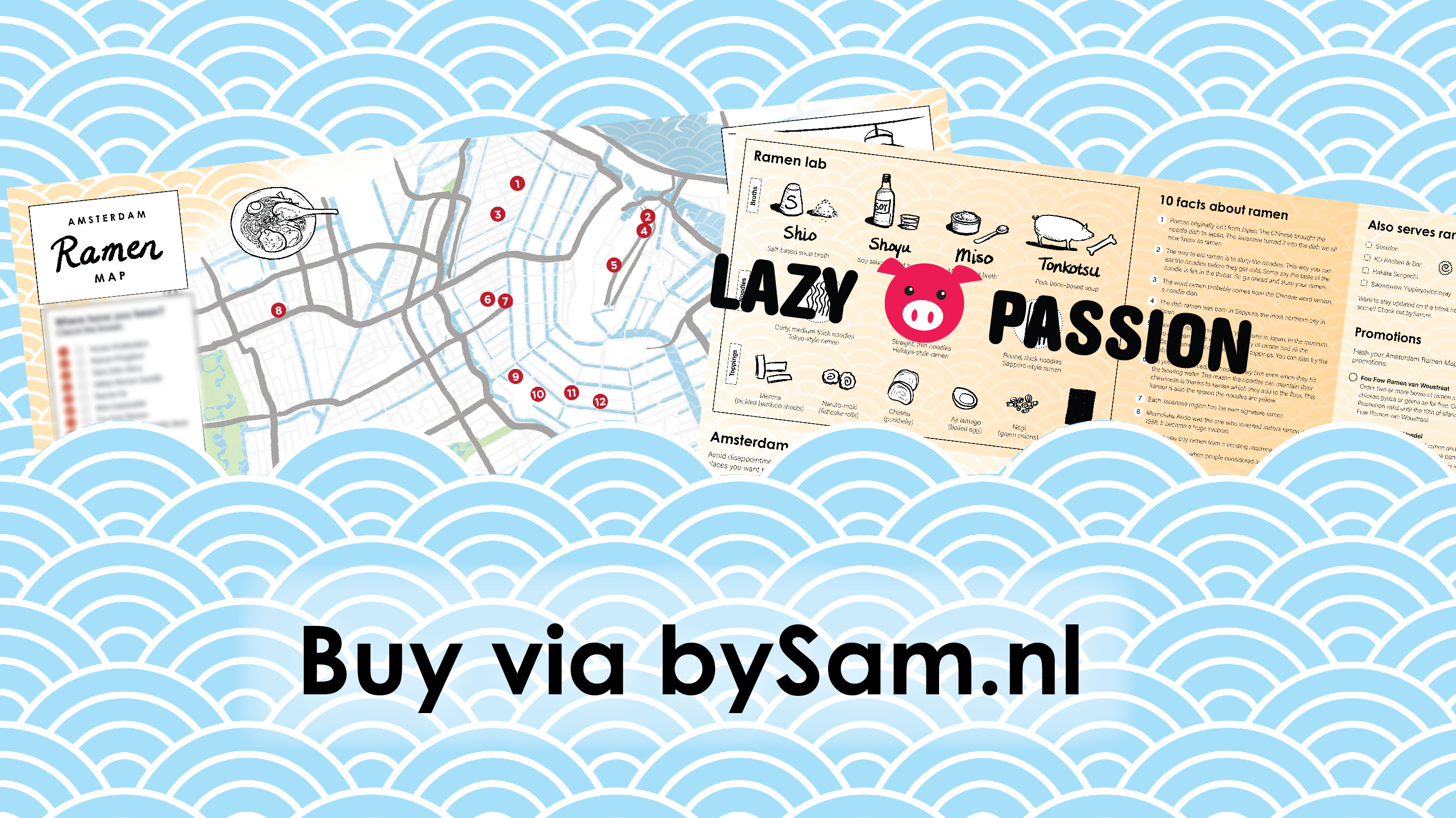 How to design a ramen map - Lazy Pig Passion