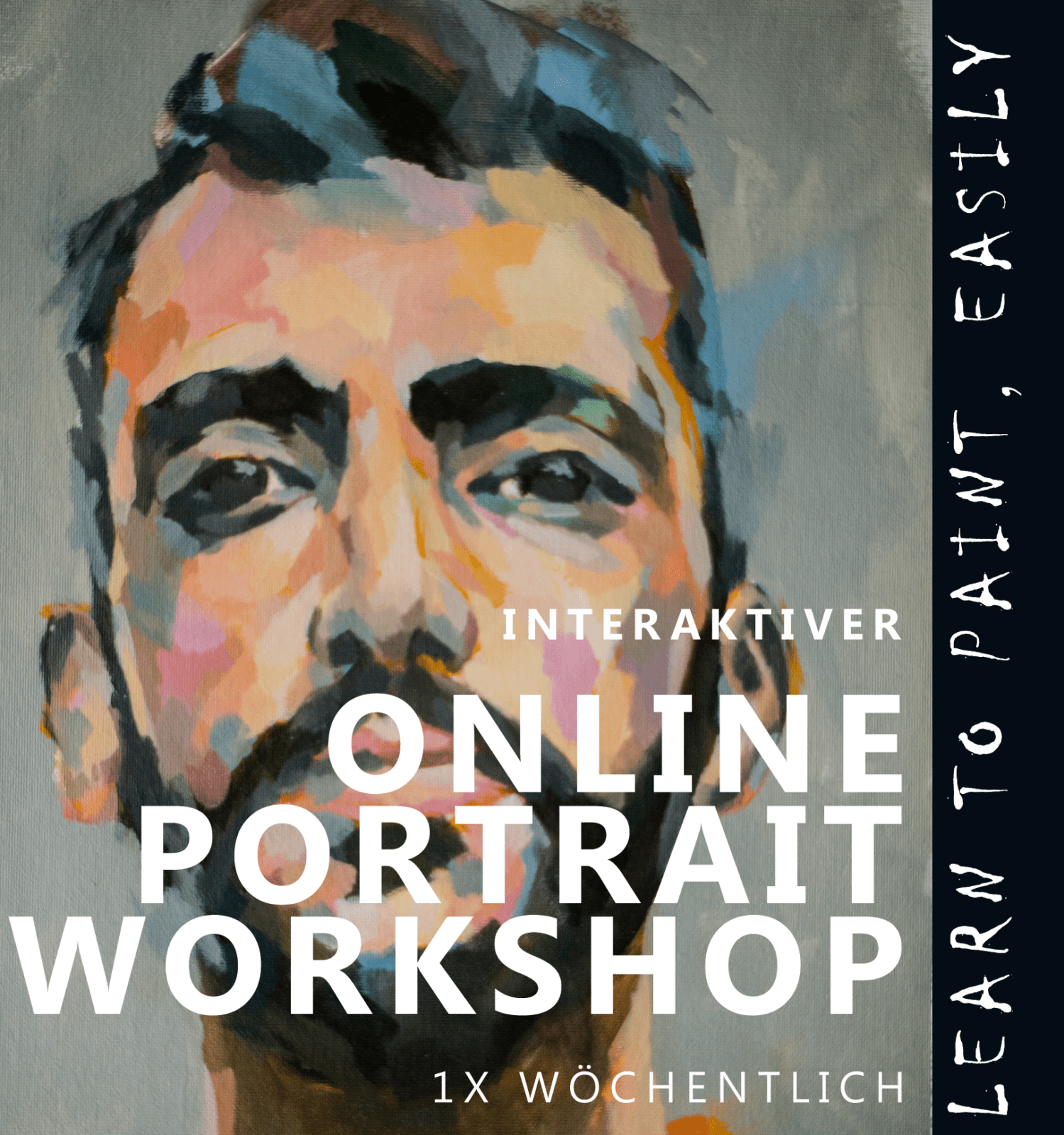 Interaktiver Online-Portrait-Workshop | Learn to Paint, Easily