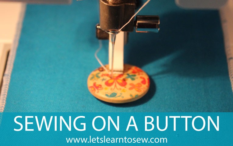 How to Sew on a Button with a Sewing Machine