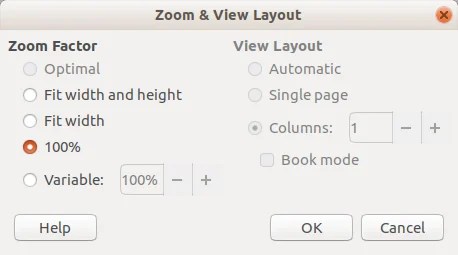 How to Zoom In, Zoom out in LibreOffice Calc Sheet - libreofficehelp.com