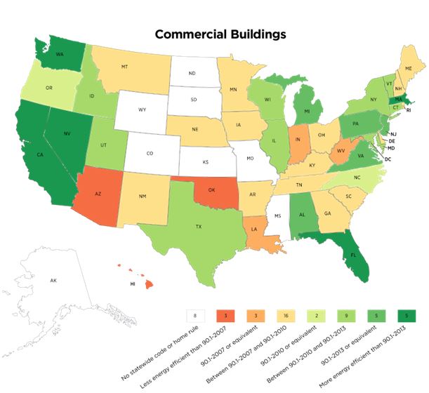 Quick Guide to The Latest Commercial Building Energy Code Standards