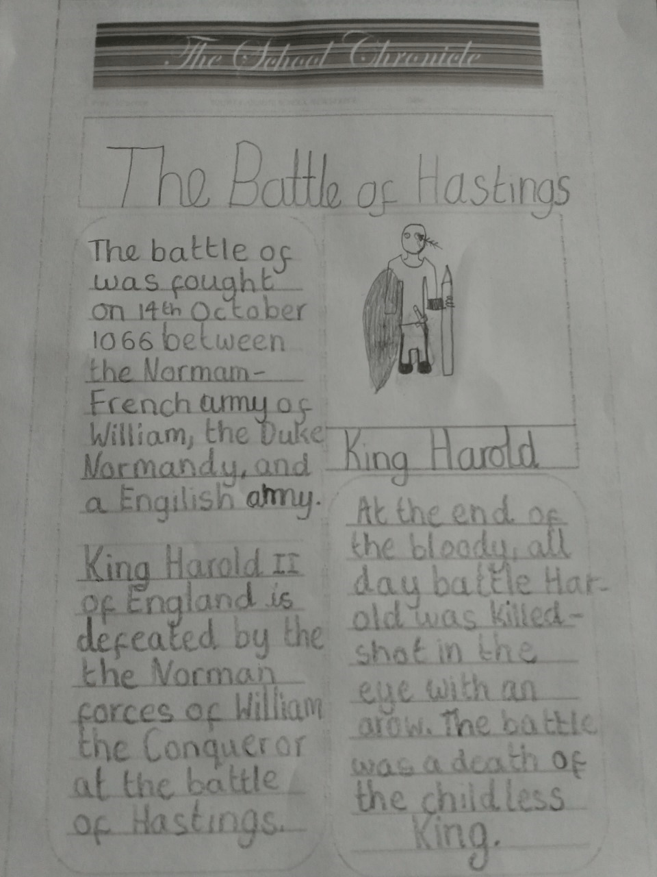 Brooke’s Newspaper article – Lings Primary School Blogs