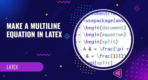 How To Write Equation In Multiple Lines Latex - Tessshebaylo
