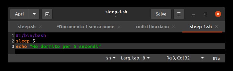 Sleep script Bash mettere in pausa - Aggregatore GNU/Linux e dintorni