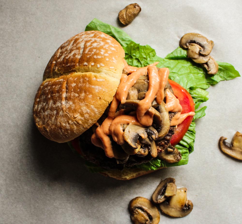 "Take-Out Burger" - Lisa G Cooks