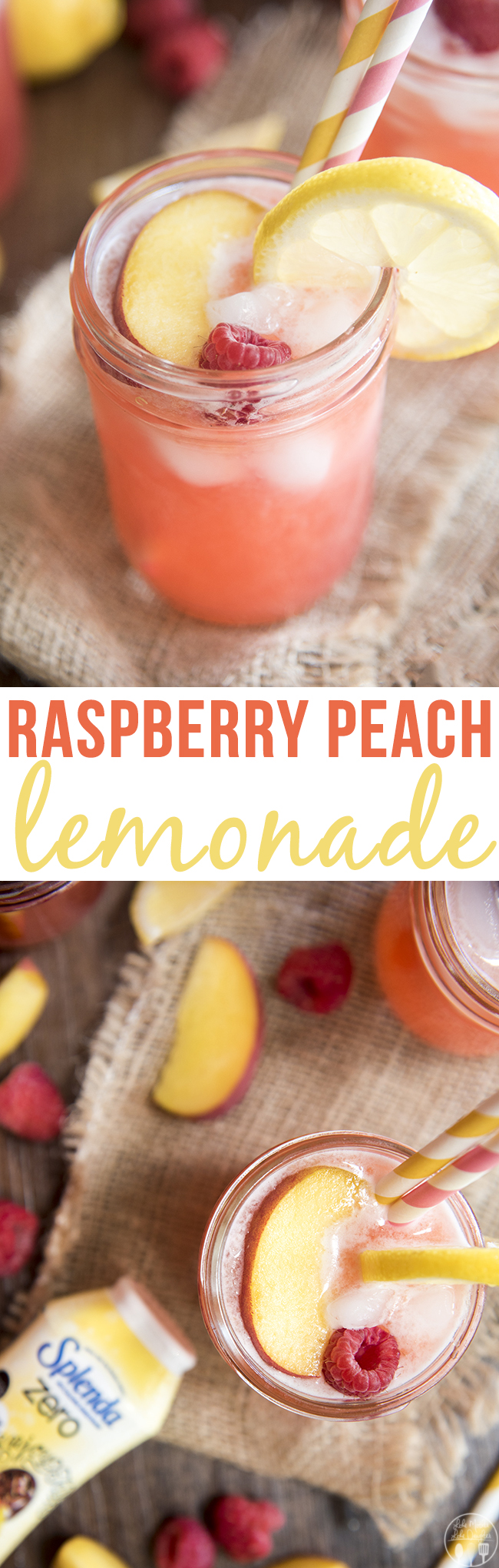Raspberry Peach Lemonade - Like Mother Like Daughter