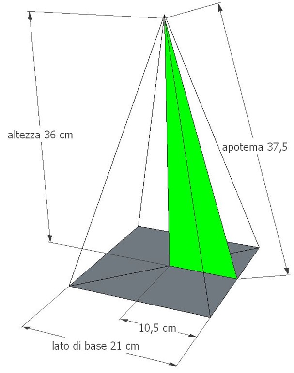 Trovare le misure della piramide sapendo rapporto e volume | Osmosi ...