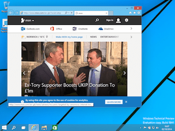 A First Look at Windows 10 Technical Preview | Low End Mac