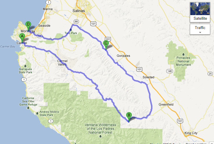 Monterey County Wineries and Hotels: Carmel Valley Road - Loyalty Traveler