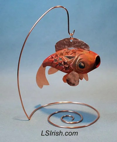Ice Fishing Fish Decoy Gallery, wood carvings by Lora Irish | LSIrish.com