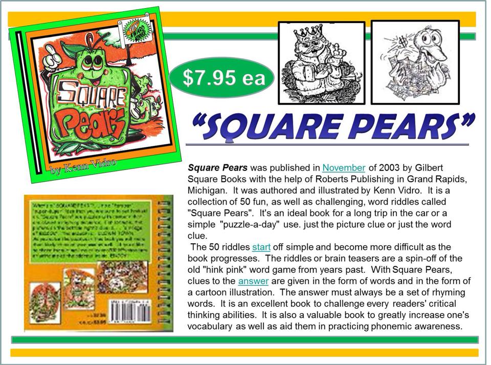 Square Pears One 50 Riddles > Made In Michigan