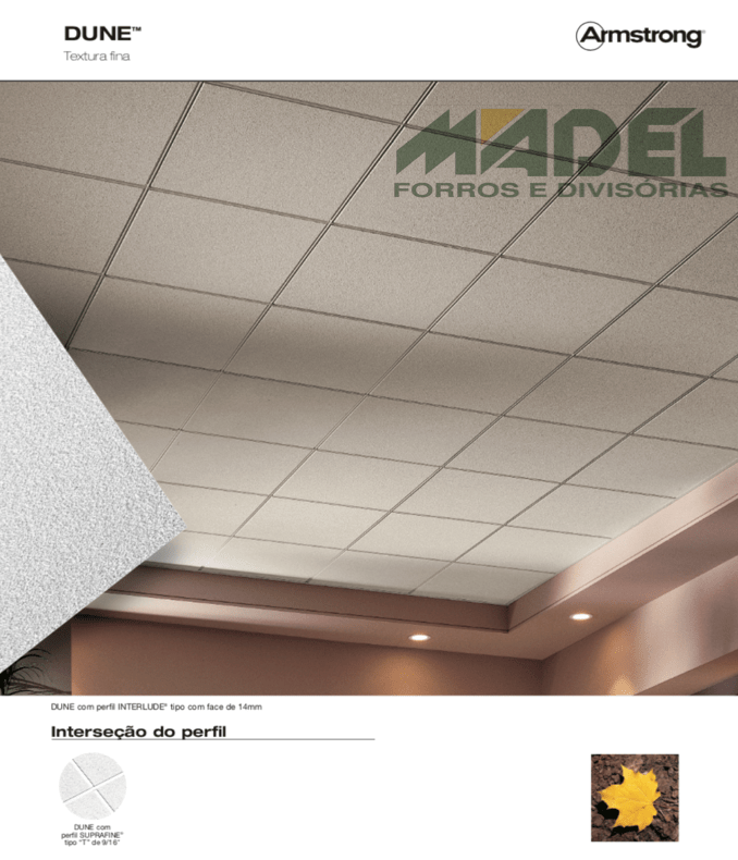 Forro Mineral Armstrong Dune – Madel Forros e Divisórias