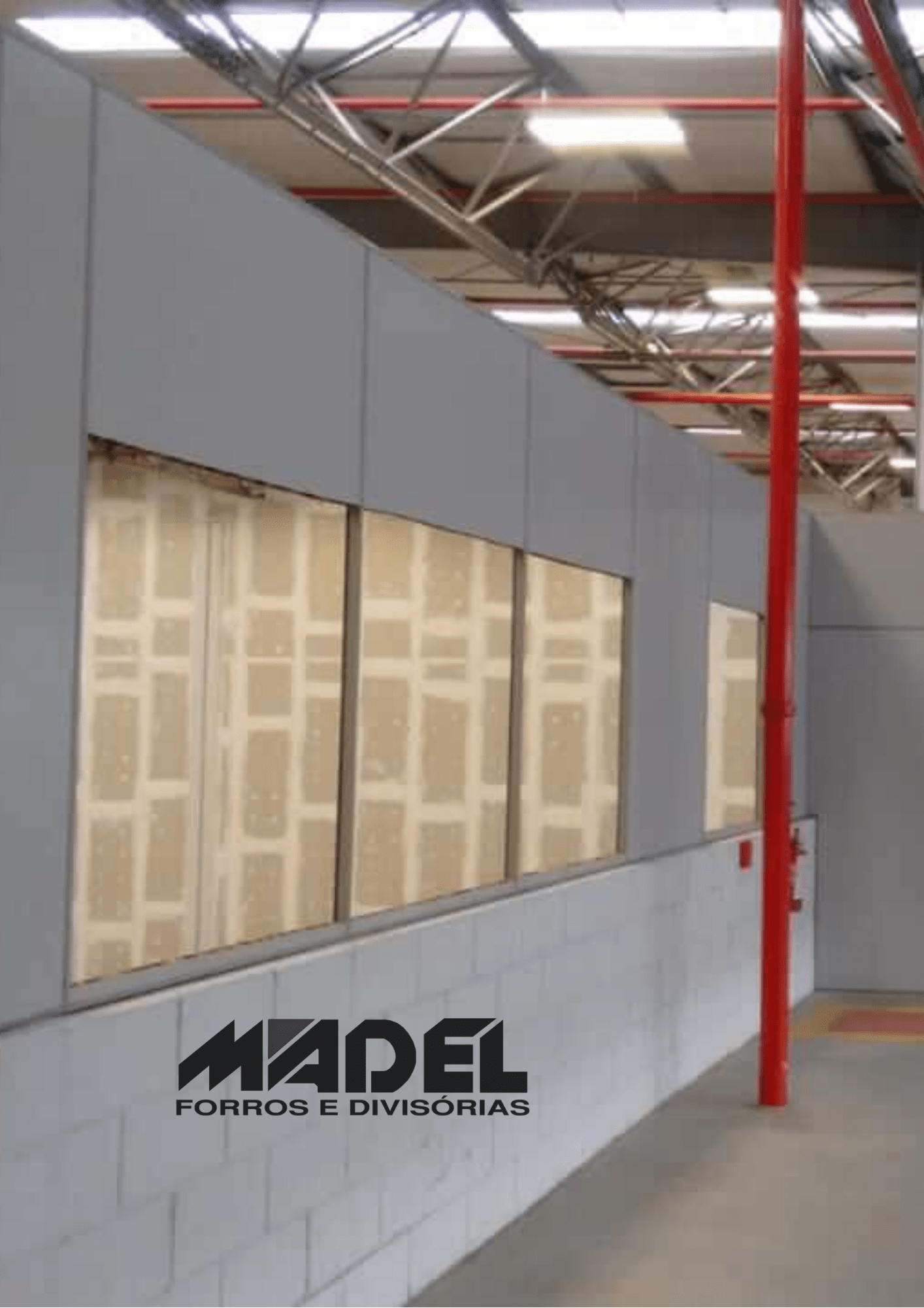 Divisória modular Wall – Madel Forros e Divisórias