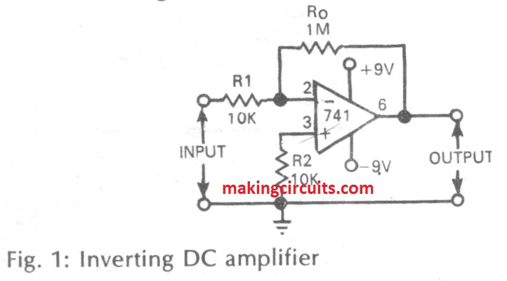 Lm741 Audio Amplifier Circuit Diagram