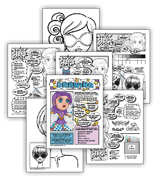 Superhero Drawing Badge Download - MakingFriends