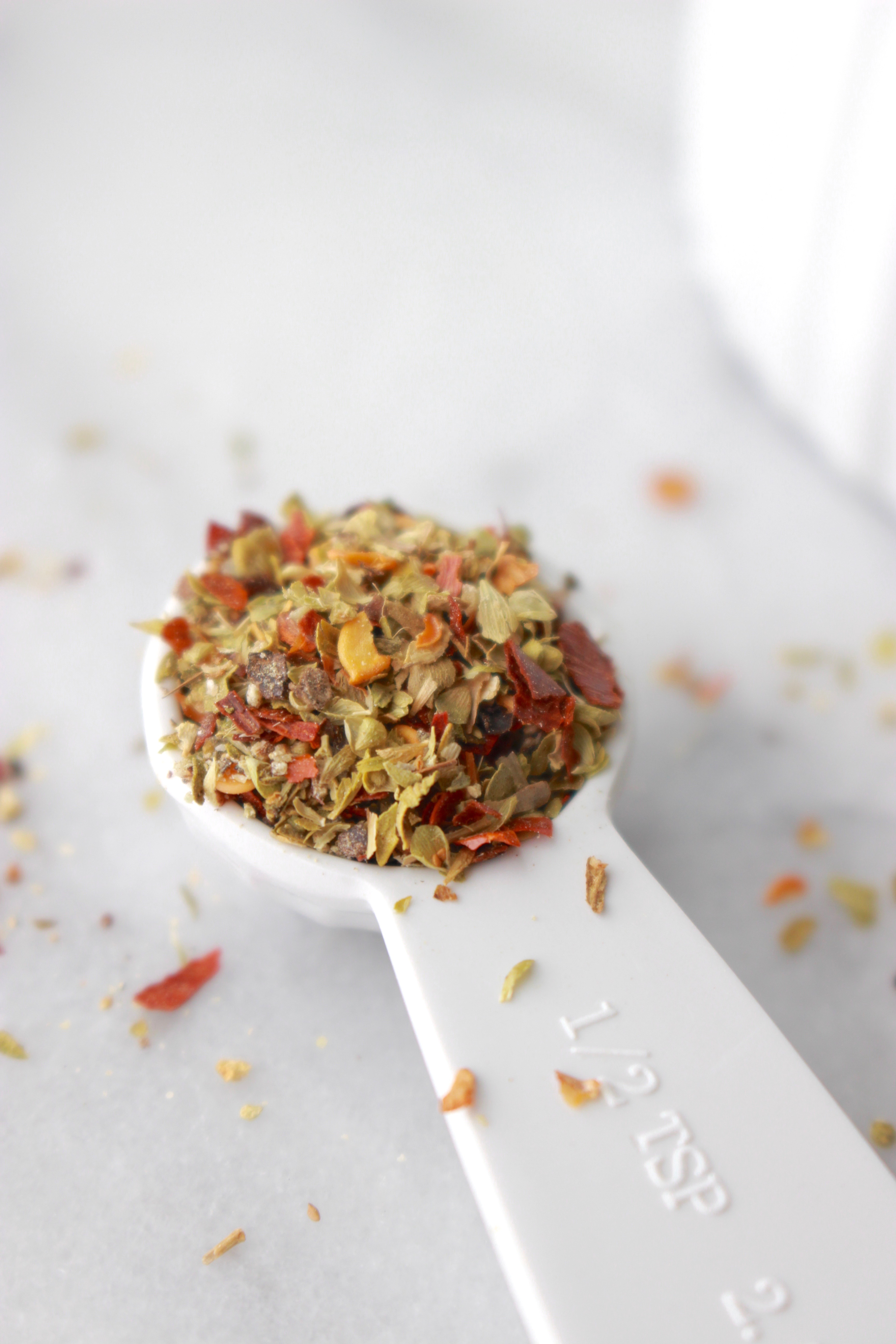 Mini Pepperoni Pizzas with Homemade Pizza Sprinkle • Mandy Jackson