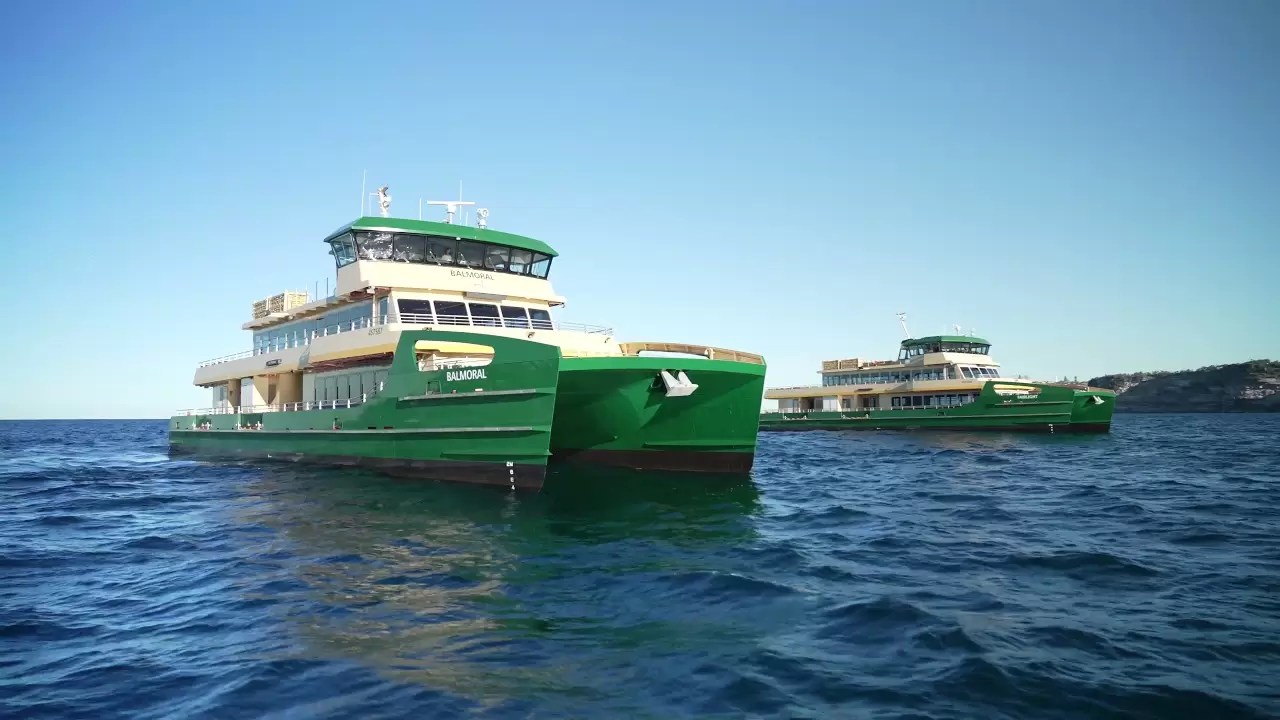 Manly Ferry replacements putter into Harbour - Manly Observer